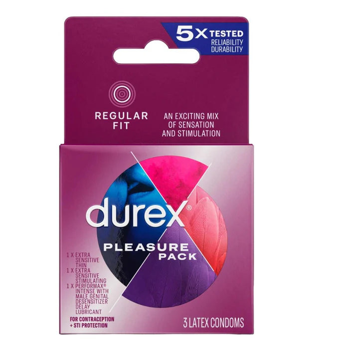 Durex Pleasure Pack Condoms| The April Gold Store